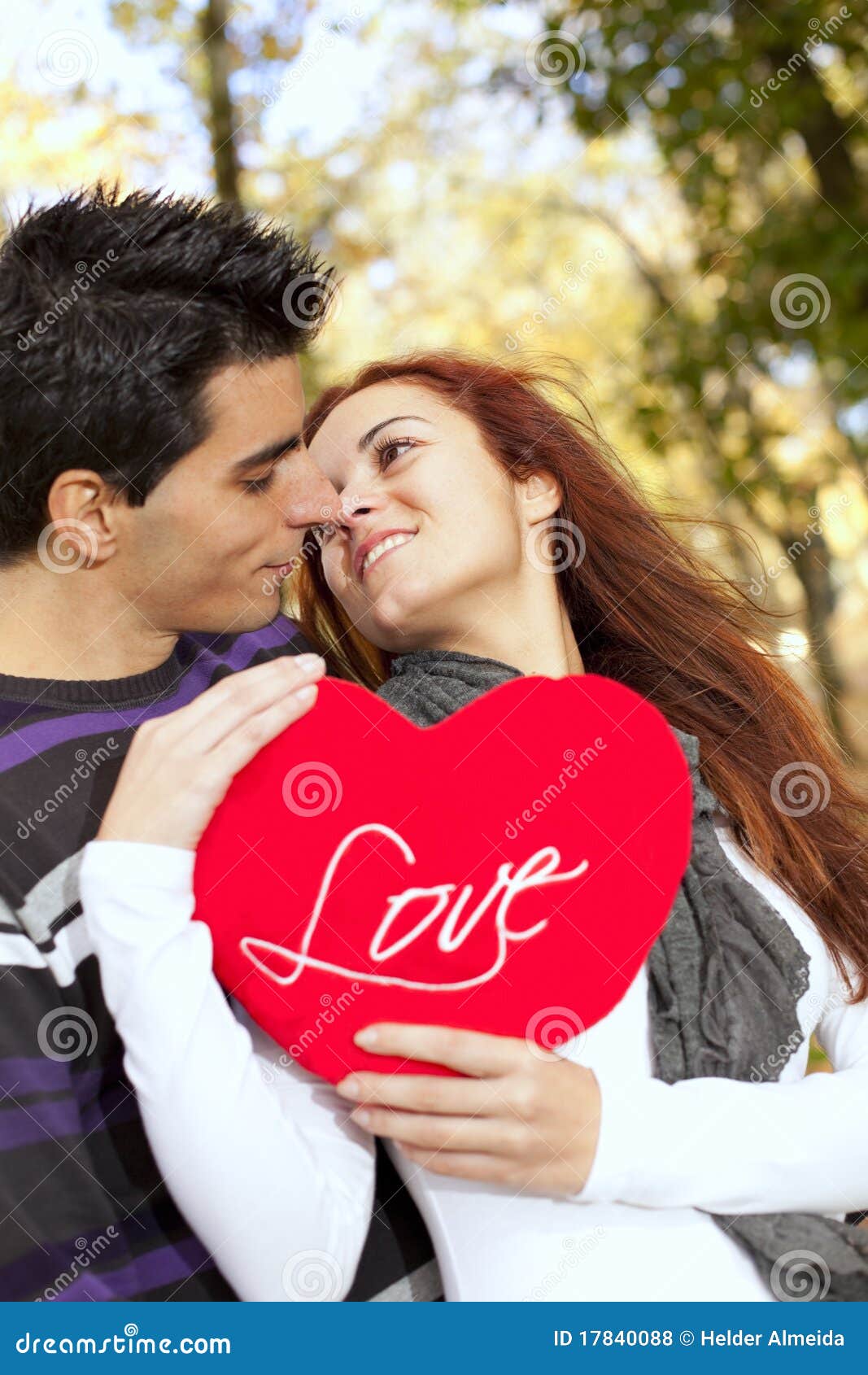 Love and Affection between a Young Couple Stock Photo - Image of ...