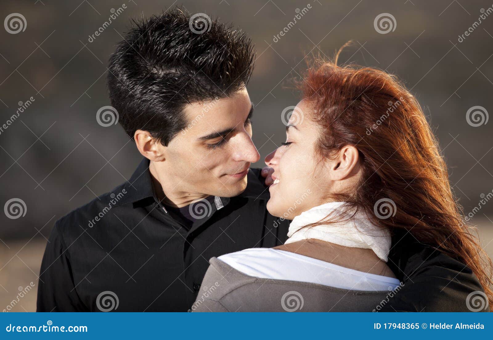 Love and Affection between a Young Couple Stock Image - Image of ...