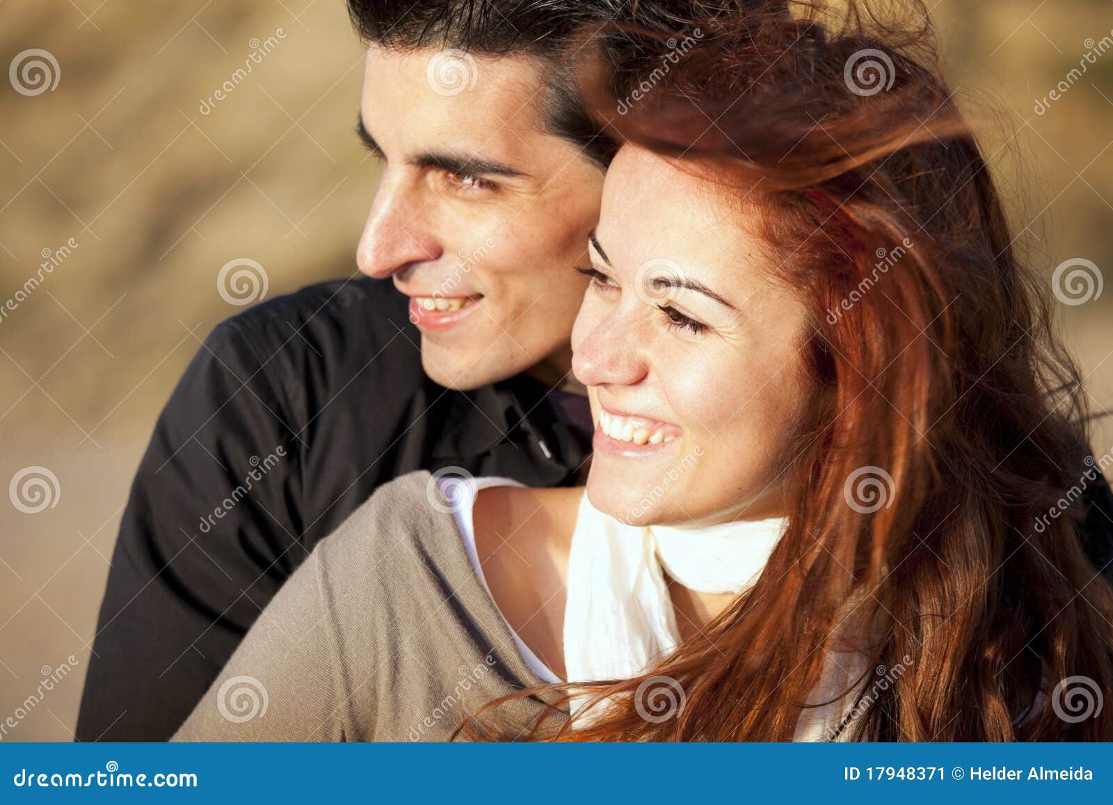 Love and Affection between a Young Couple Stock Image - Image of girl ...