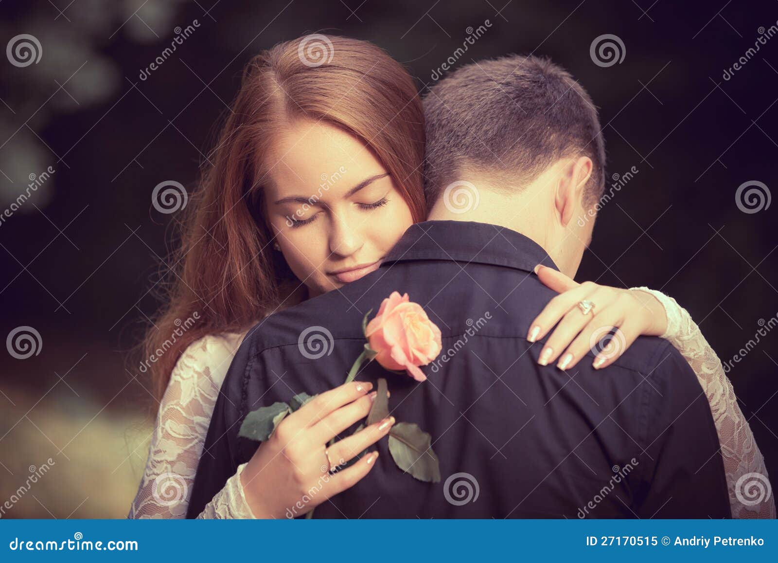 Love and Affection between a Young Couple Stock Image - Image of dating ...