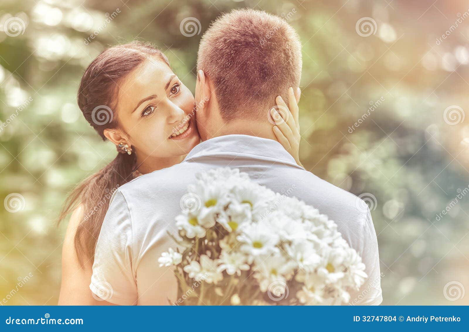 Love and Affection between a Young Couple Stock Photo - Image of ...