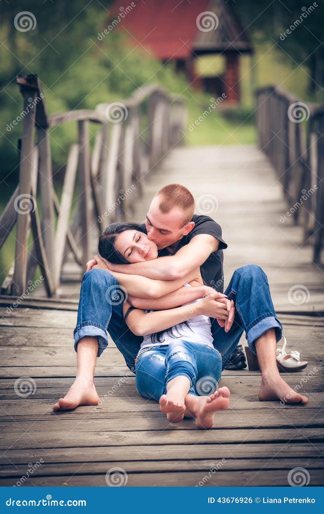 Love and Affection between a Young Couple Stock Photo - Image of ...