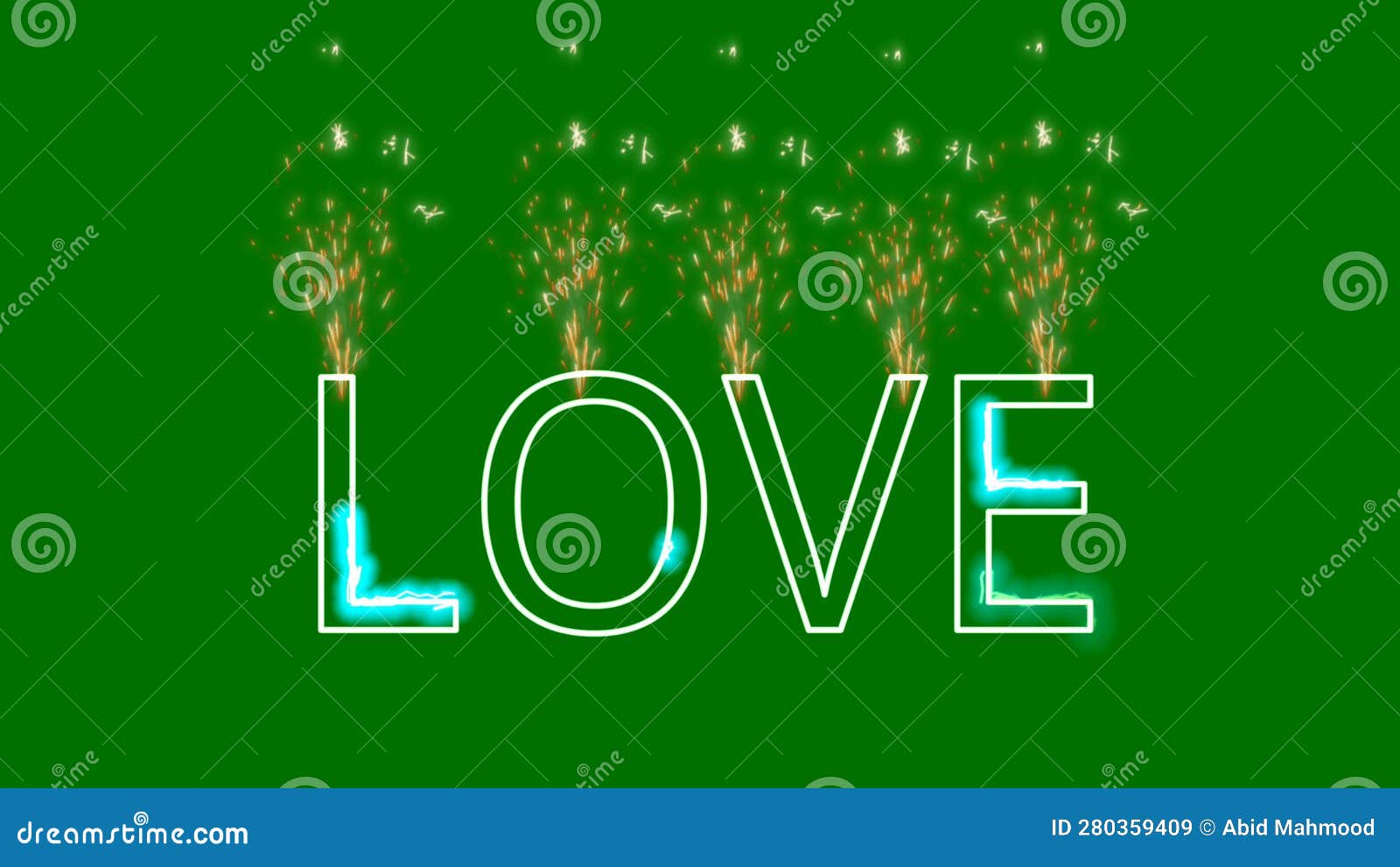 Love Animation Green Screen Backround Stock Video - Video of high ...