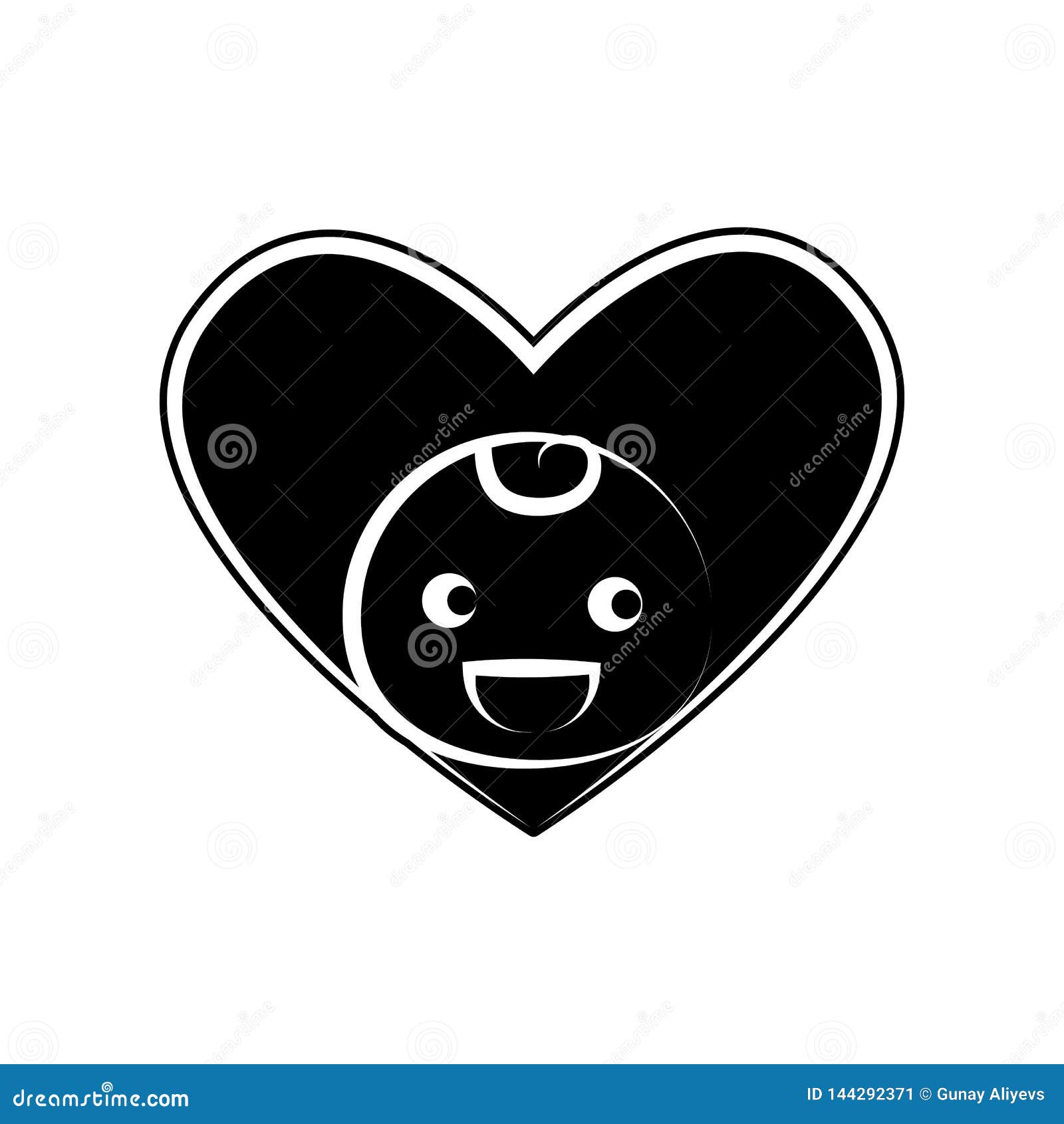 Love Baby Icon. Element of Maternity for Mobile Concept and Web Apps ...