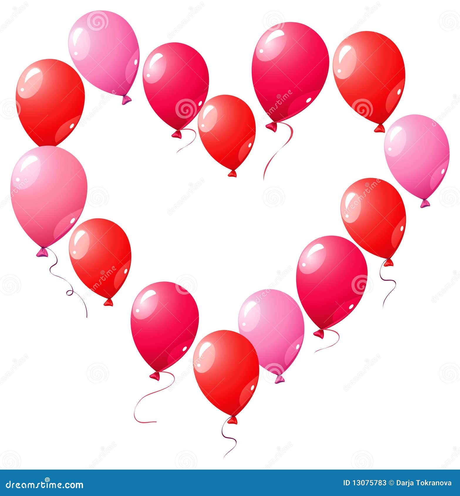Love balloons stock vector. Illustration of greeting - 13075783