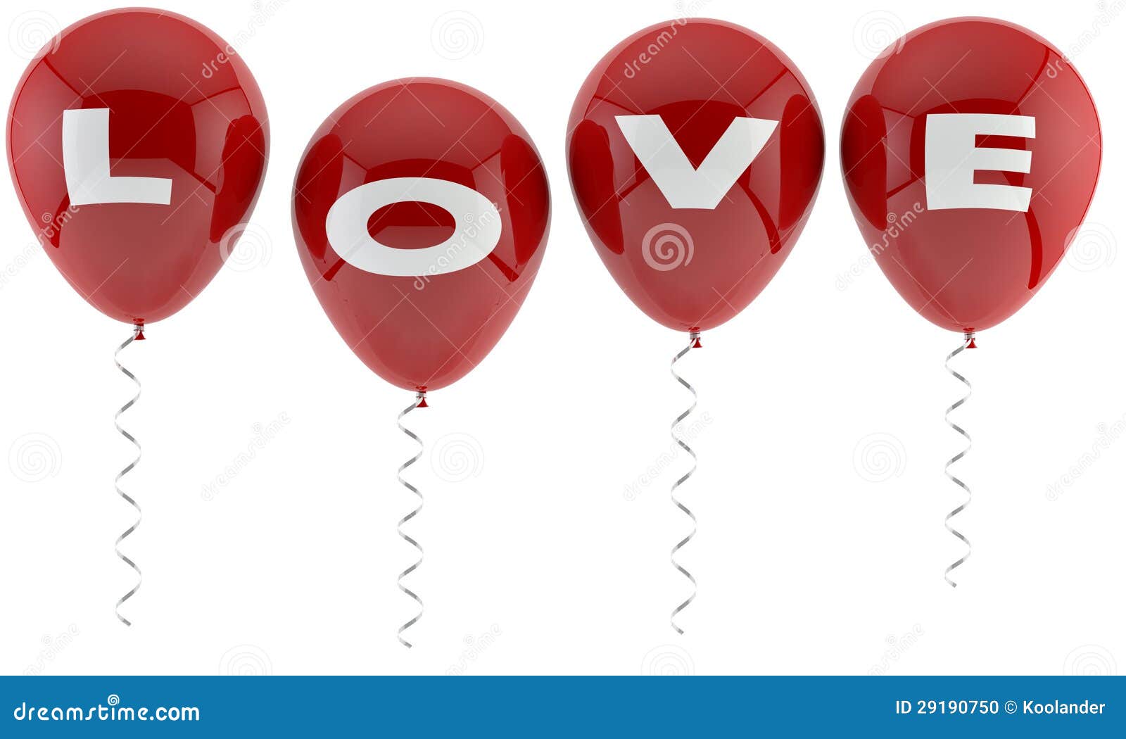 Love balloons stock illustration. Illustration of celebration - 29190750
