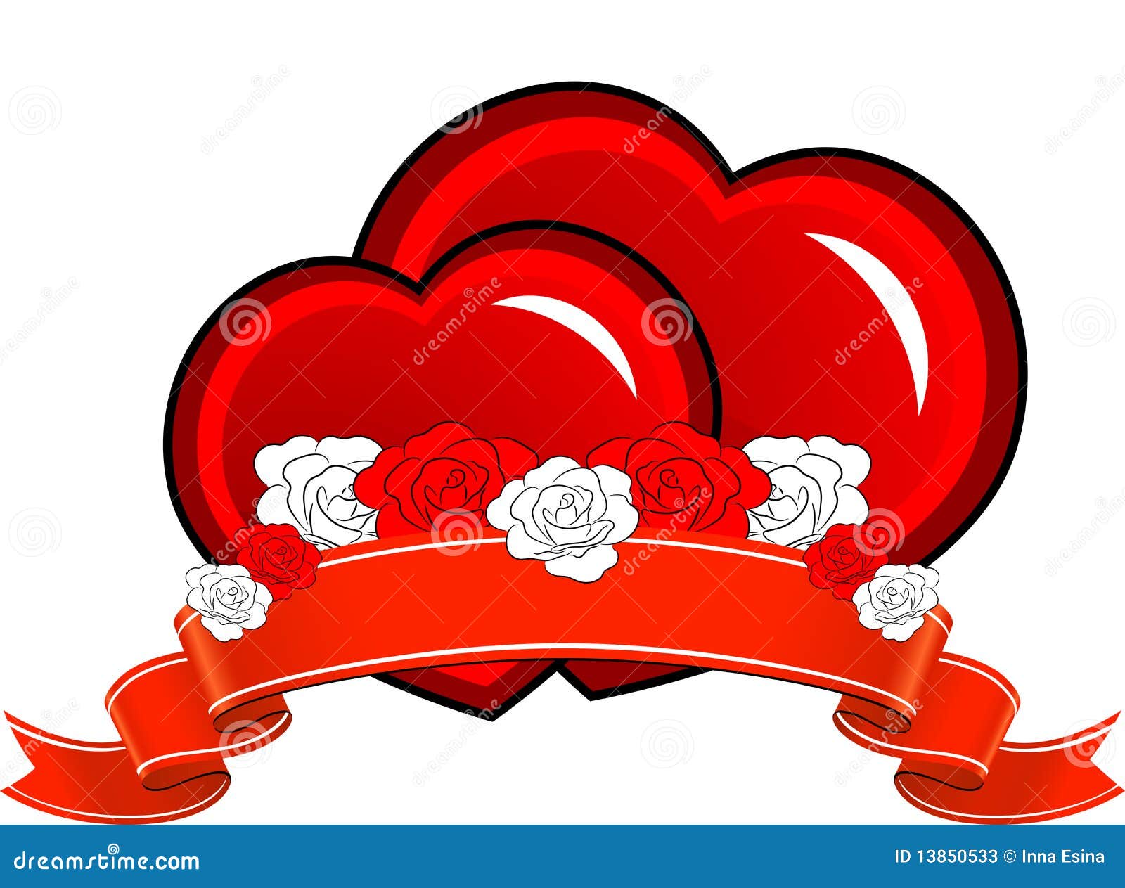 Love Banner stock vector. Illustration of background - 13850533