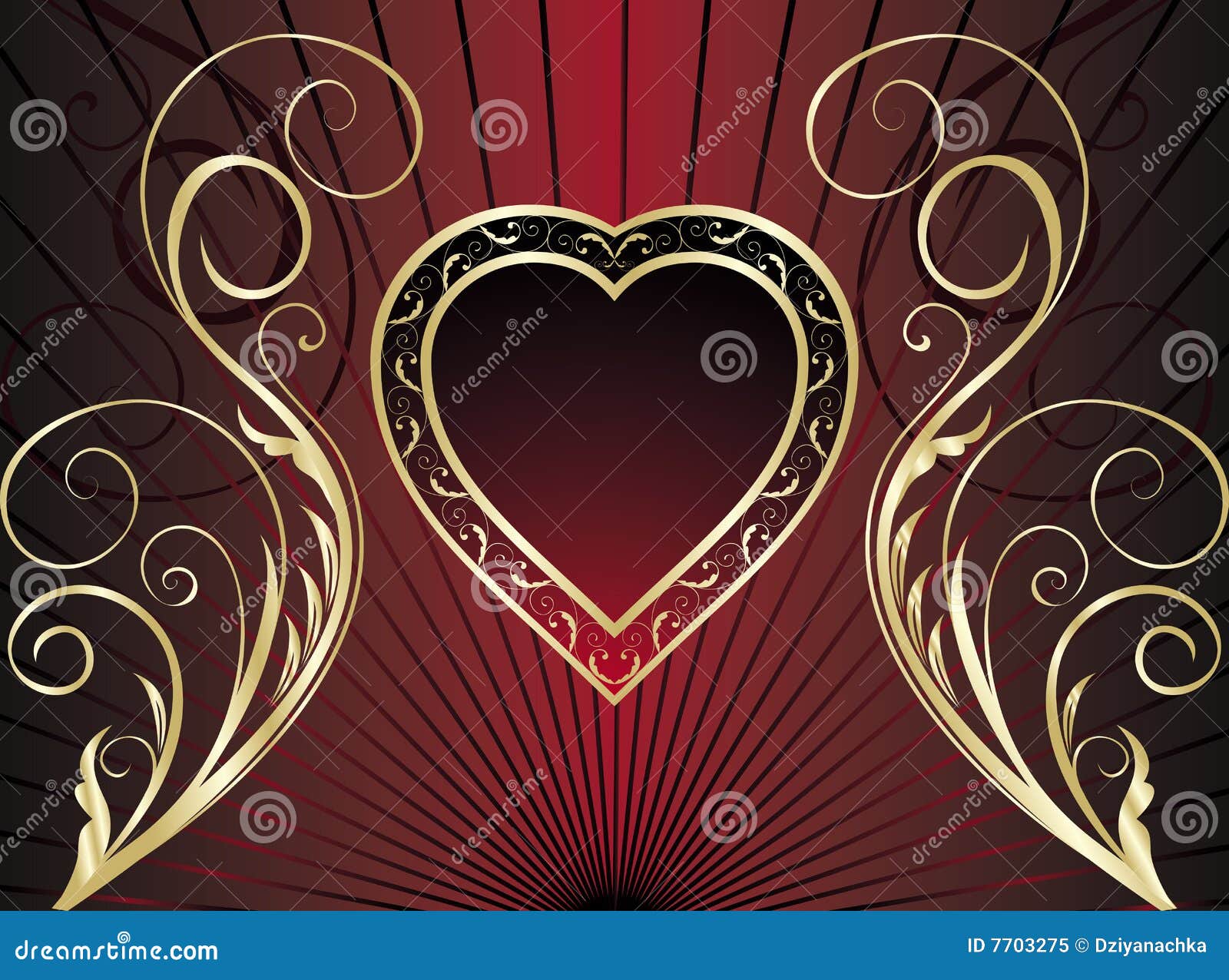 Love banner stock vector. Illustration of flower, background - 7703275