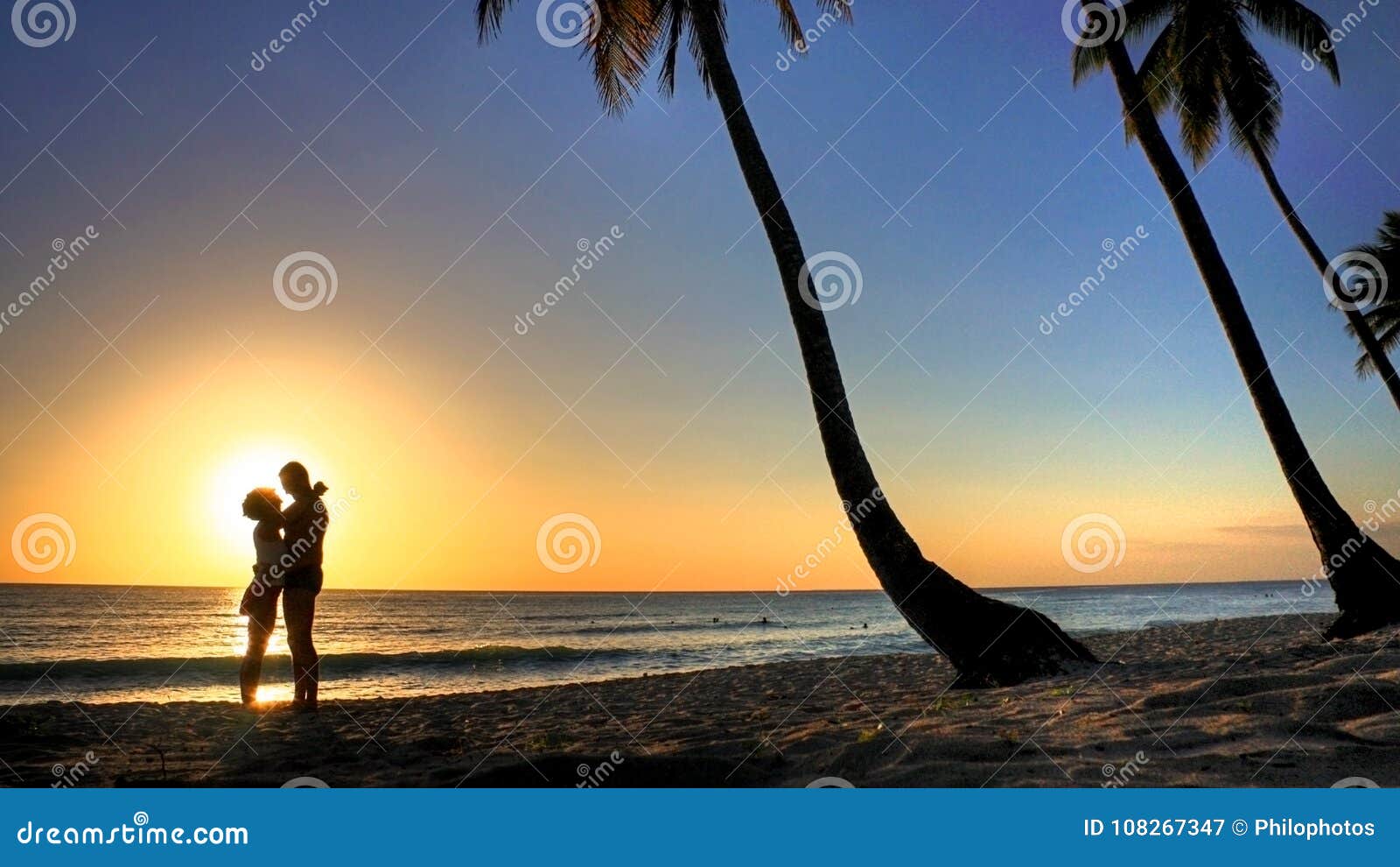 Love on the beach stock image. Image of nature, couple - 108267347