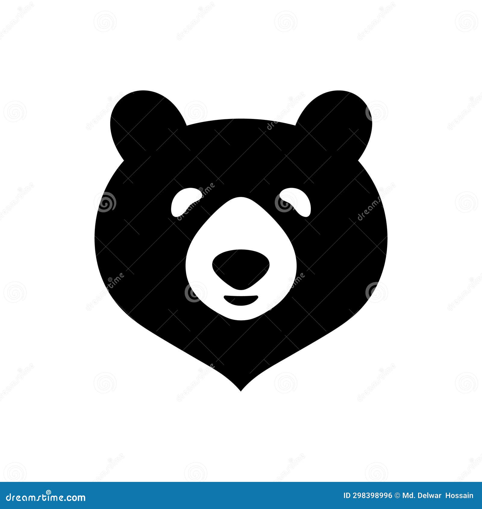 Love bears icon stock vector. Illustration of icon, stuffed - 298398996