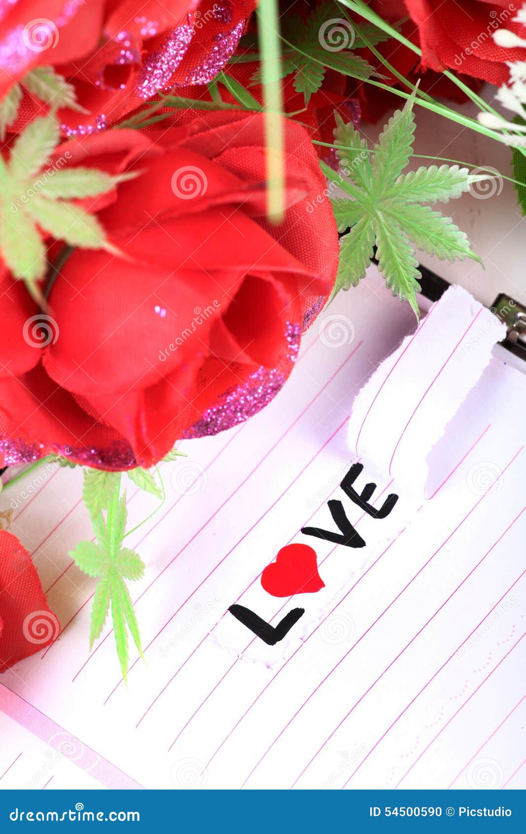 Love stock photo. Image of written, roses, message, ilove - 54500590