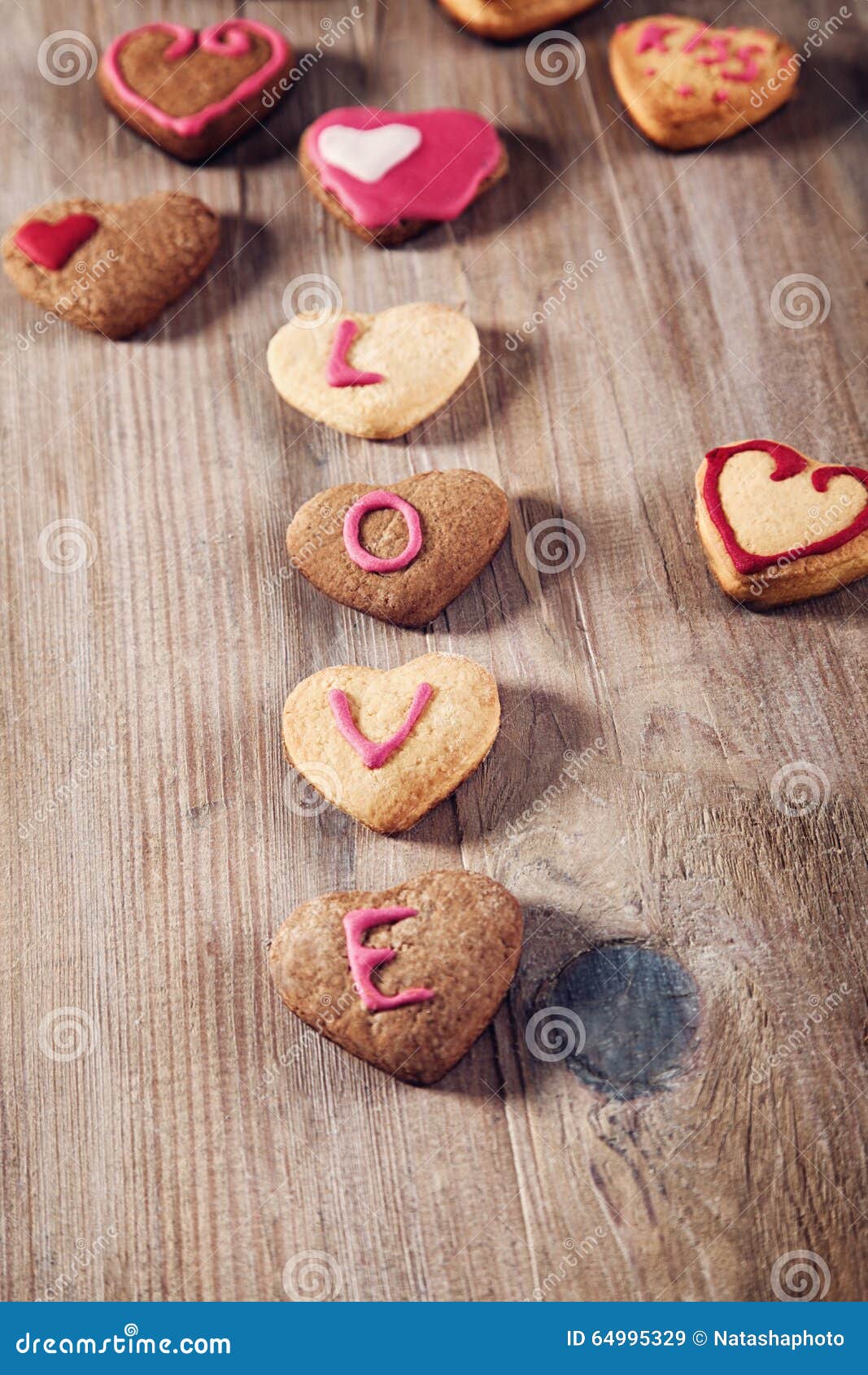 Love Biscuits stock image. Image of decorative, drink - 64995329
