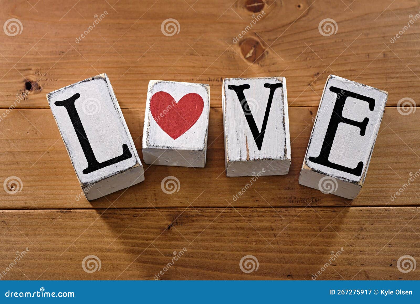 The Word Love with Red Heart. Expression of Valentines Day, Love ...