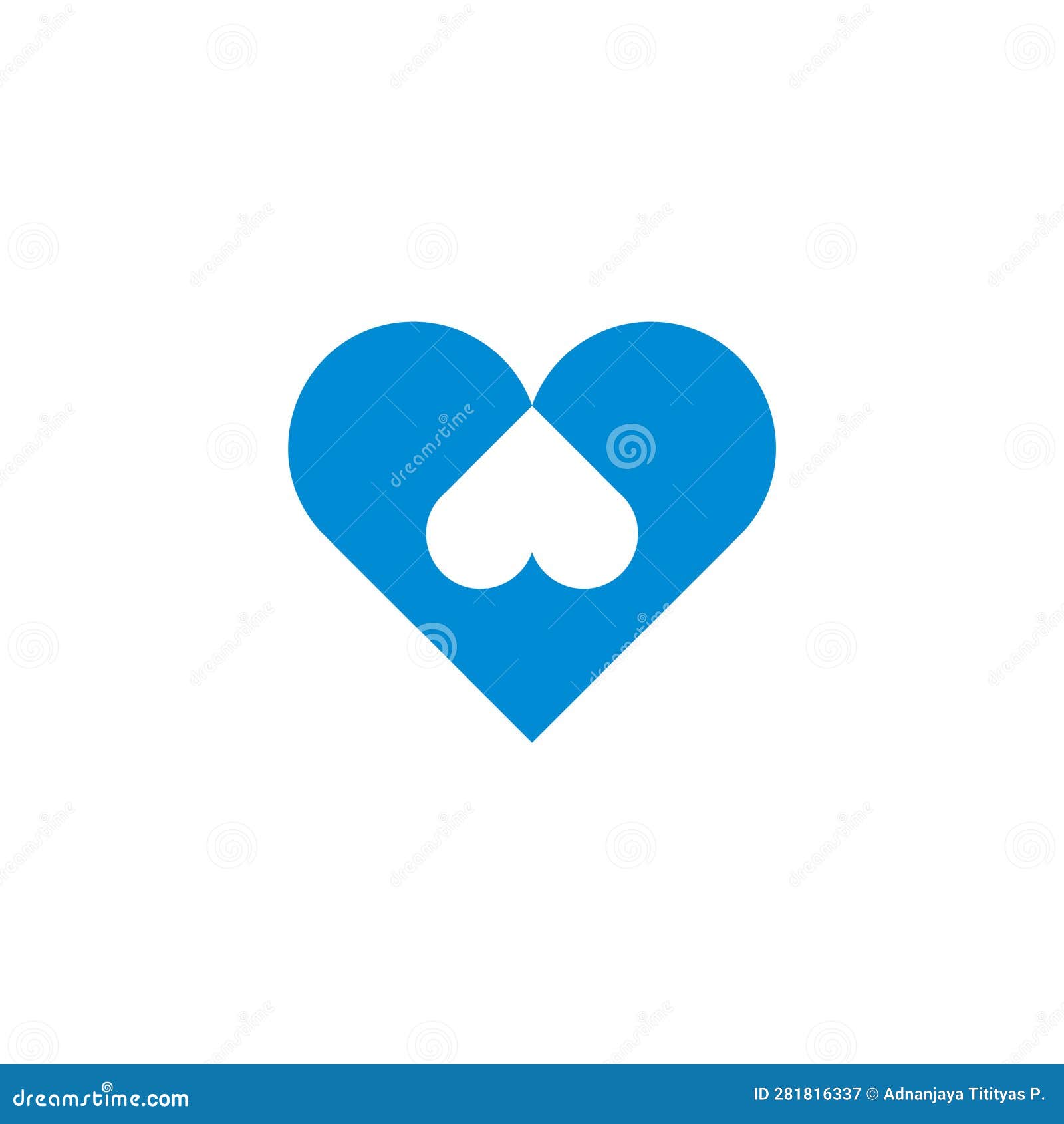 Love Blue Water Symbol Logo Vector Stock Vector - Illustration of ...