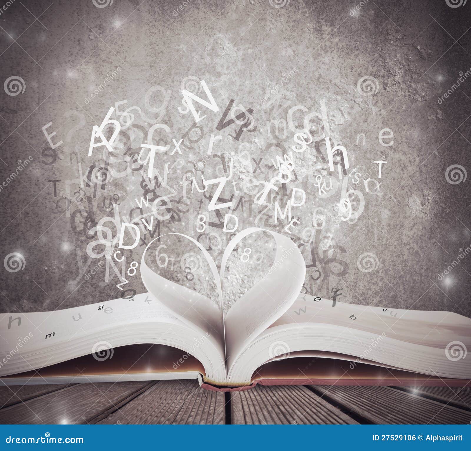 Love for book stock photo. Image of explosion, feeling - 27529106