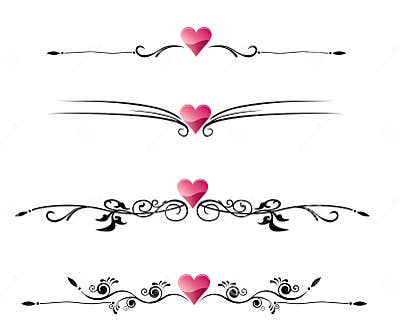 Love border stock vector. Illustration of romantic, february - 12442279