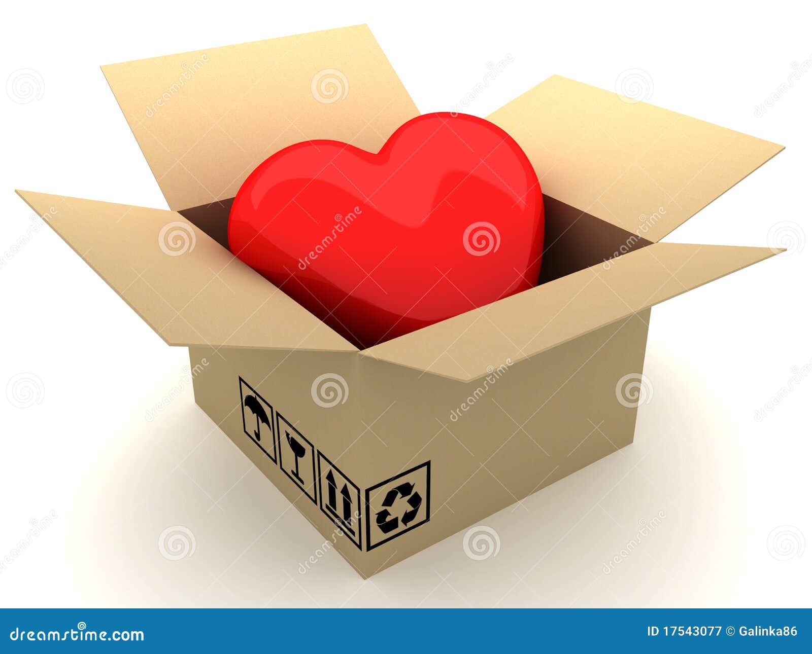 Love box stock illustration. Illustration of mail, packaging - 17543077