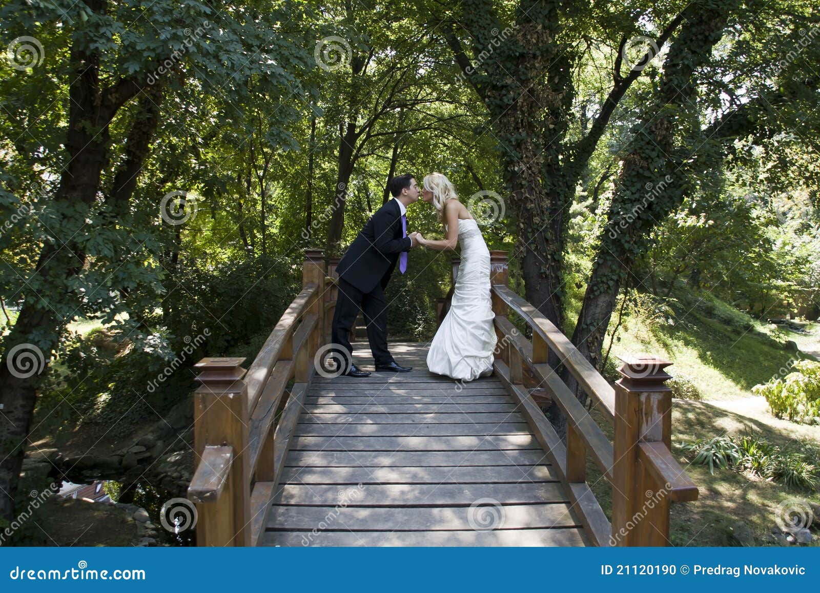 Love on the bridge stock photo. Image of flirting, loving - 21120190
