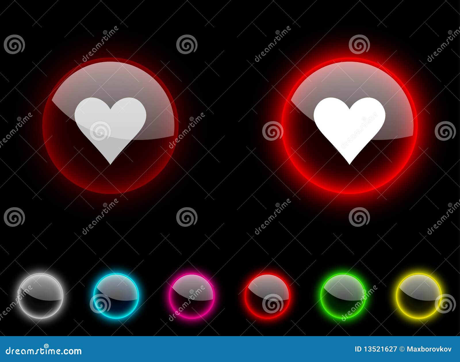 Love button. stock vector. Illustration of button, bright - 13521627