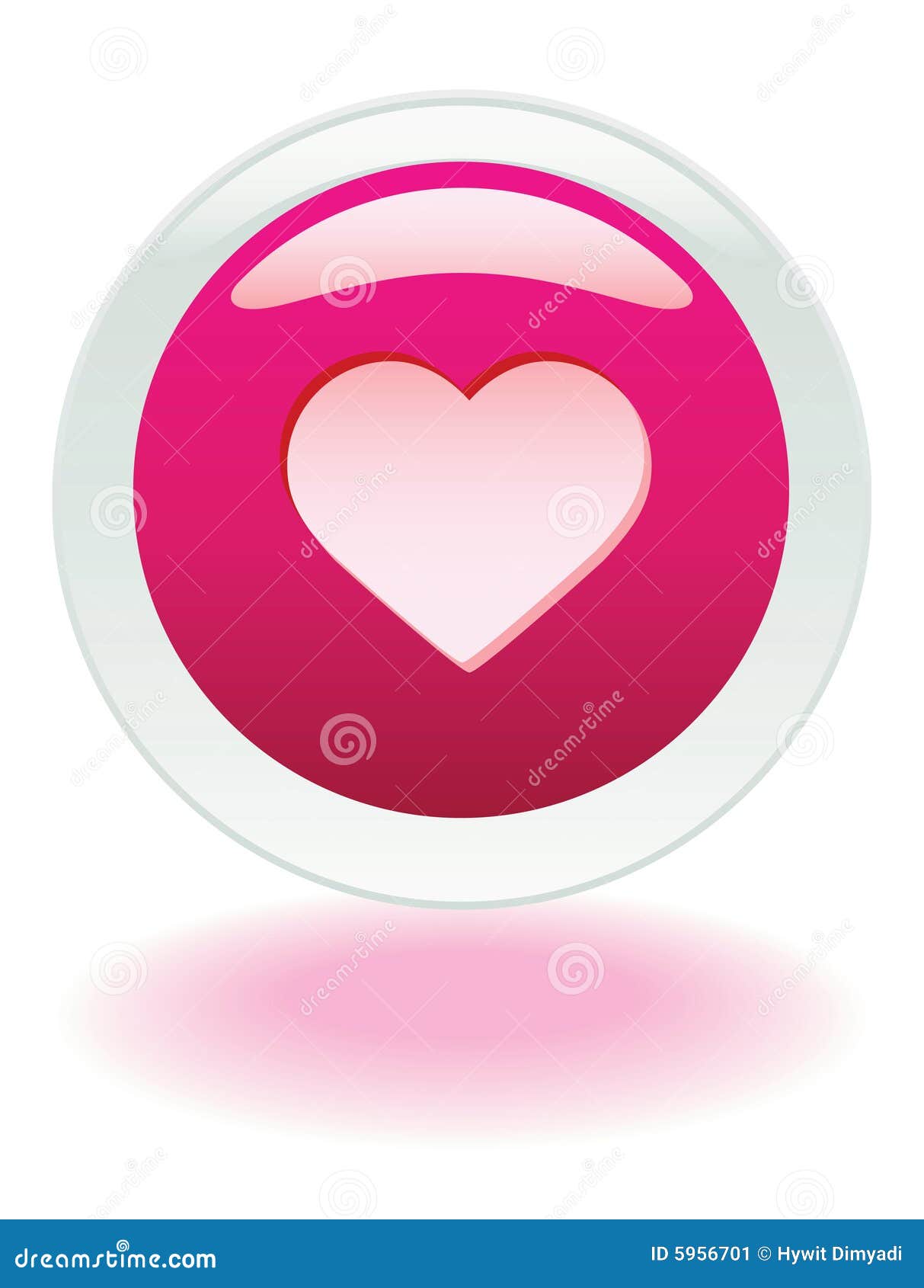 Love Button stock vector. Illustration of logo, element - 5956701
