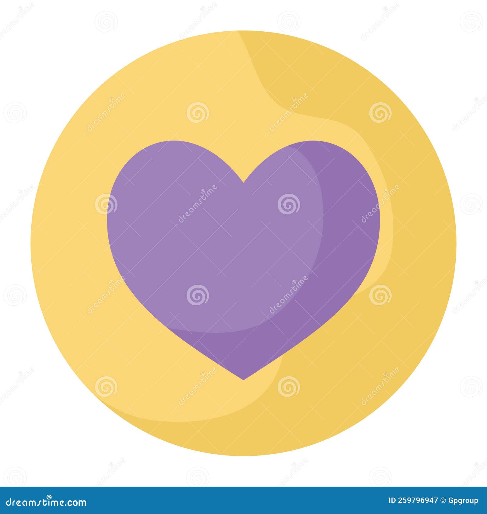 Love button design stock vector. Illustration of heart - 259796947