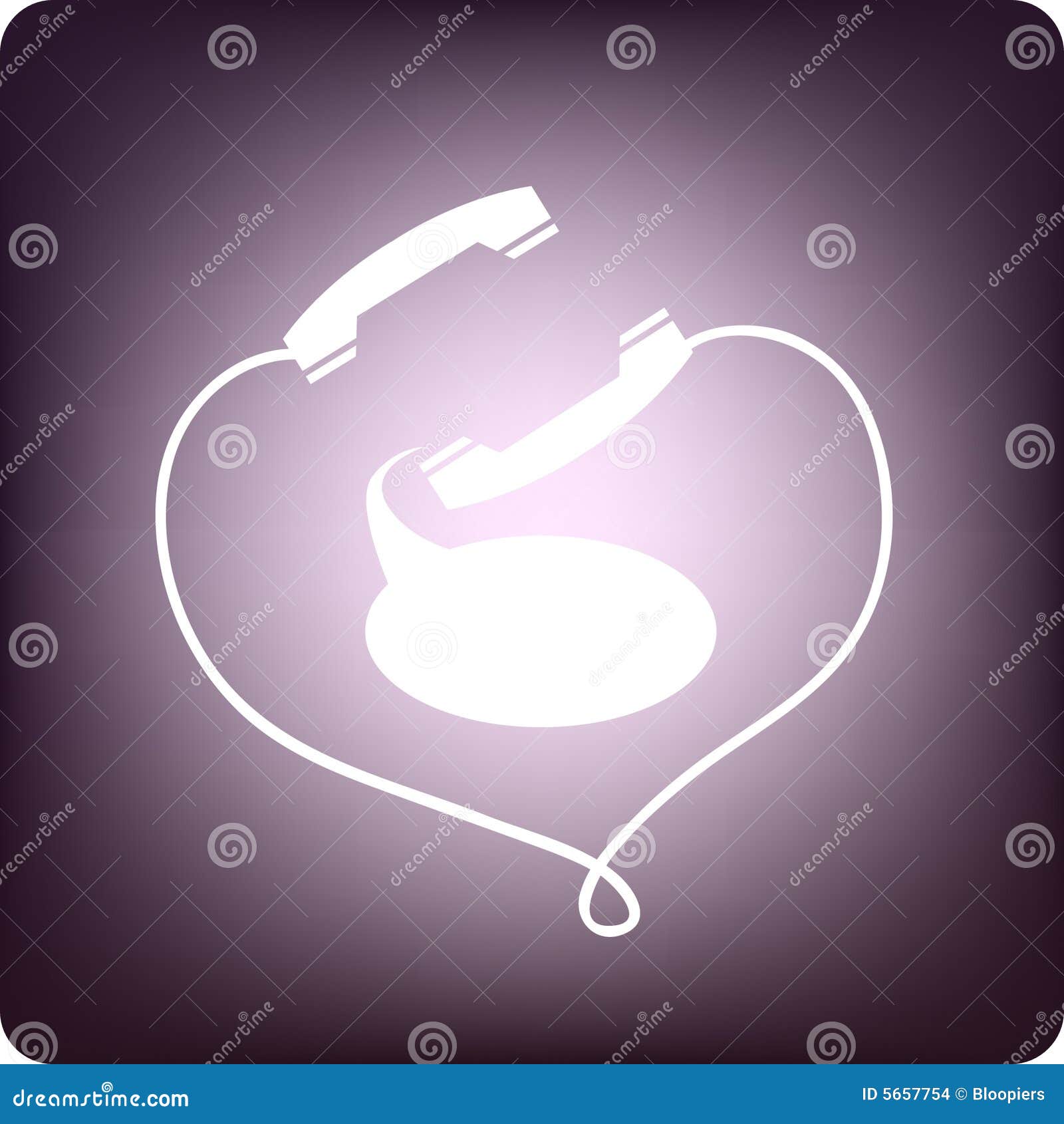 Love call stock vector. Illustration of romance, family - 5657754