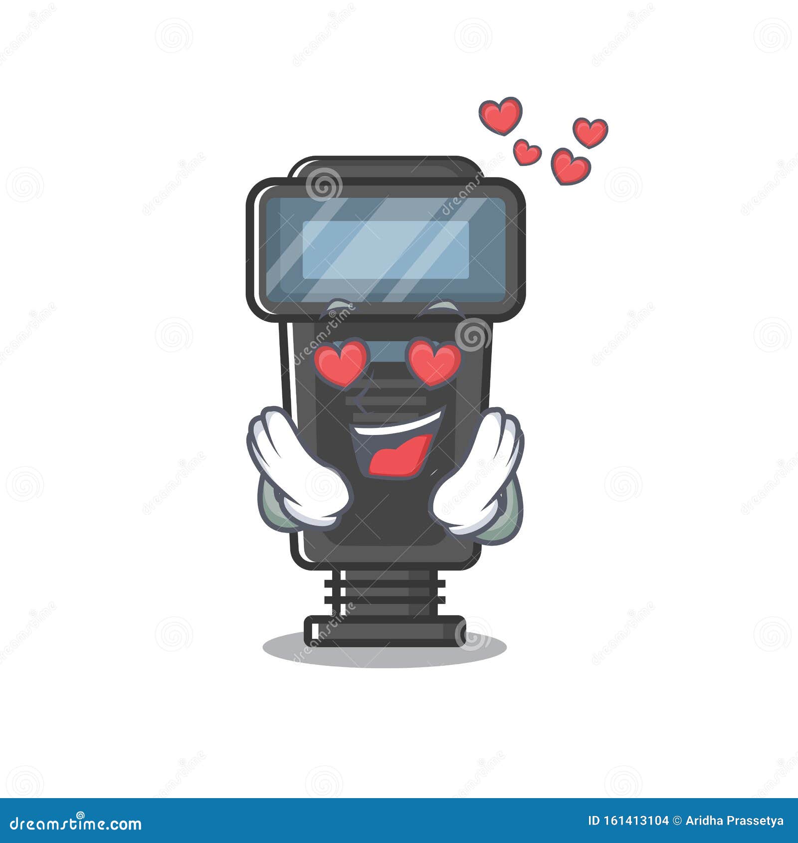 In Love Camera Flash in a Cartoon Bag Stock Vector - Illustration of ...