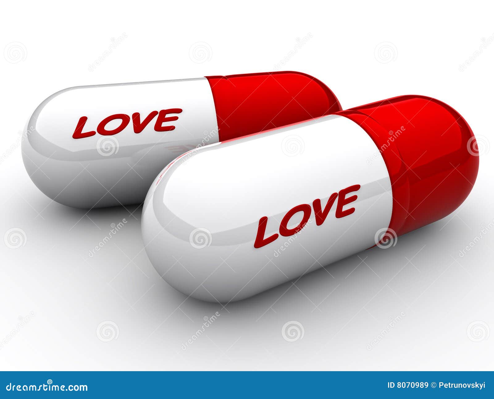 Love capsule stock illustration. Illustration of medication - 8070989