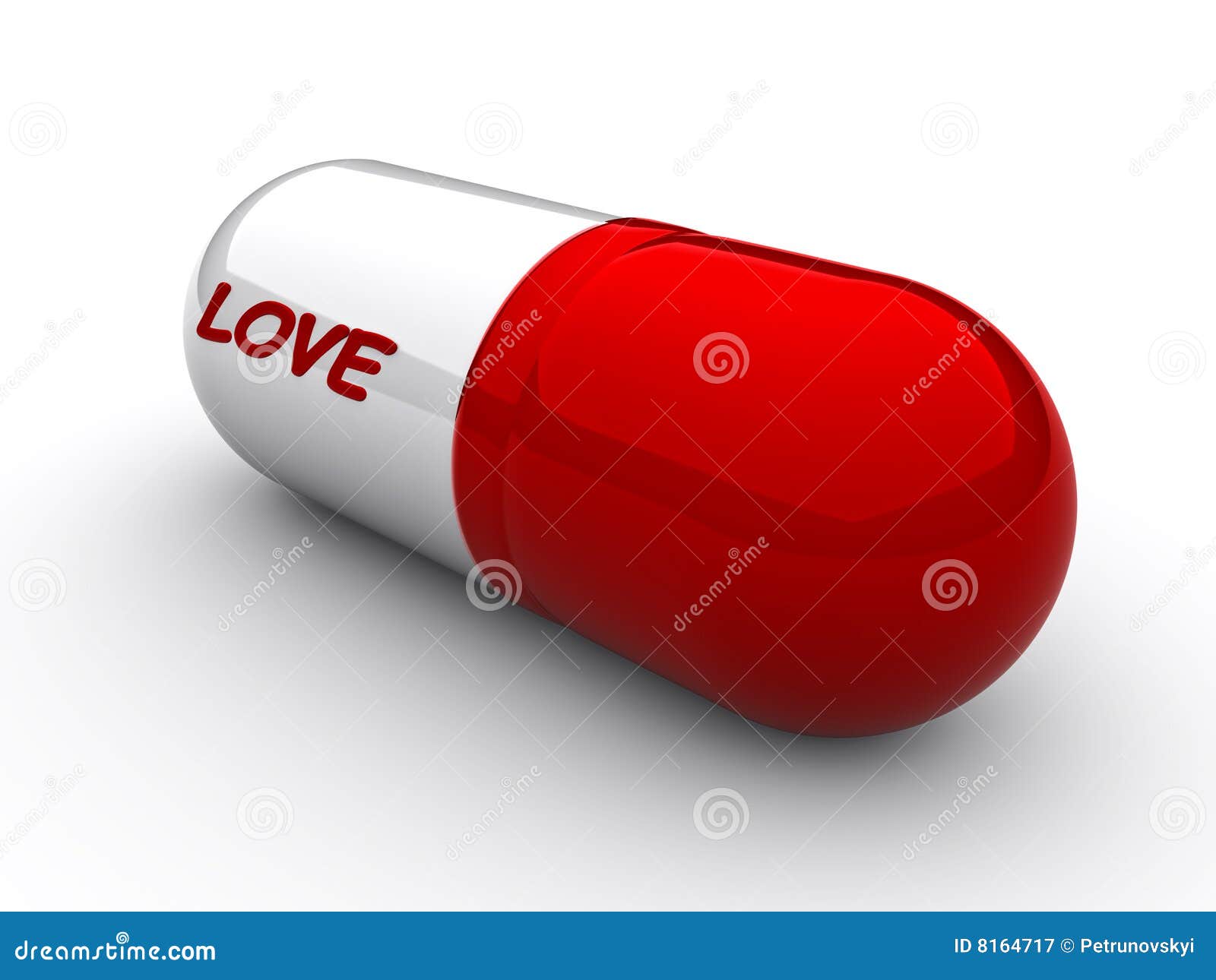 Love capsule stock illustration. Illustration of medicament - 8164717