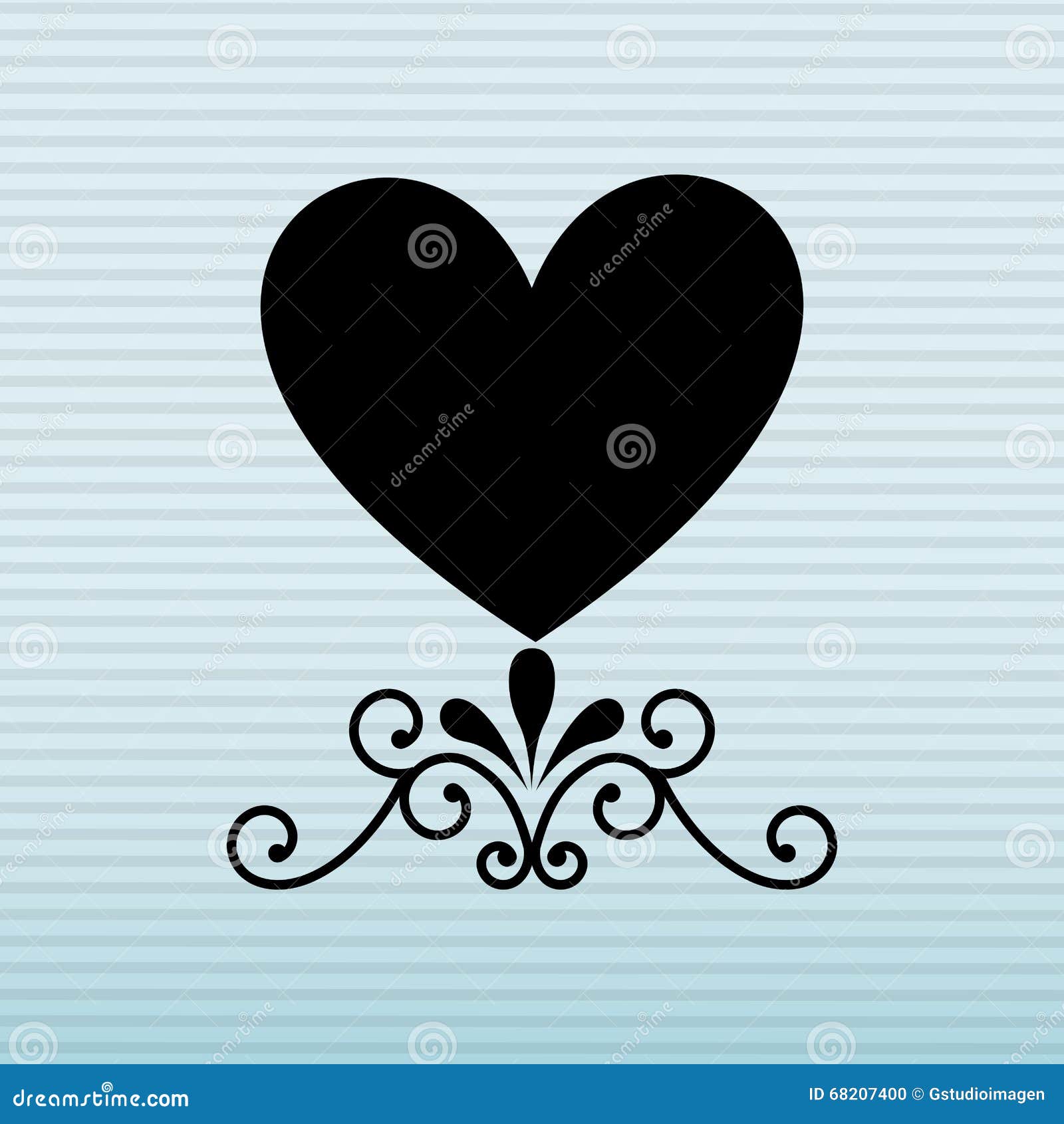 Love card design stock illustration. Illustration of abstract - 68207400