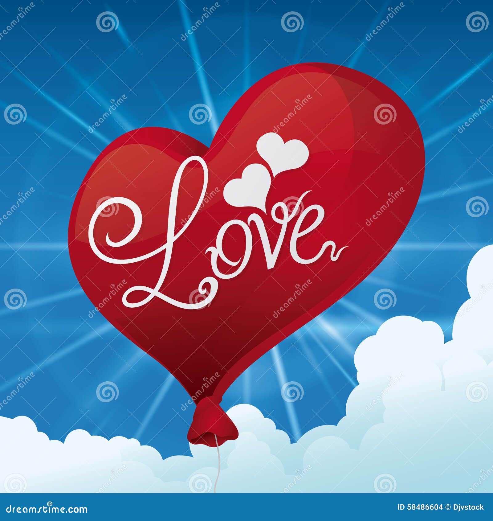 Love card design. stock illustration. Illustration of shape - 58486604