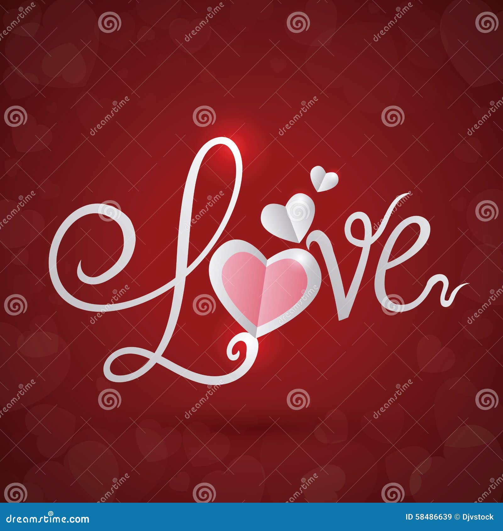 Love card design. stock vector. Illustration of happy - 58486639