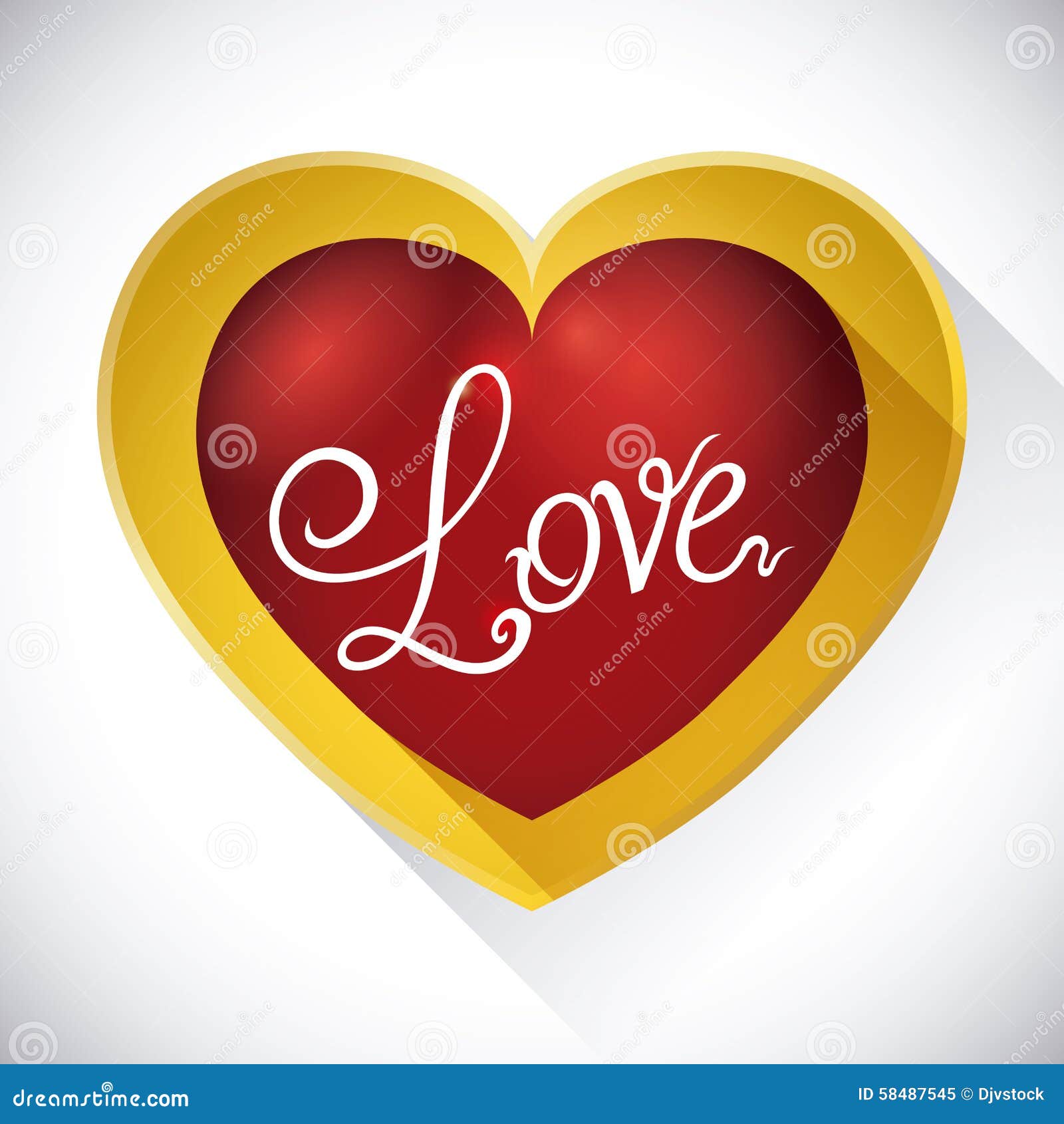 Love card design. stock vector. Illustration of decorative - 58487545