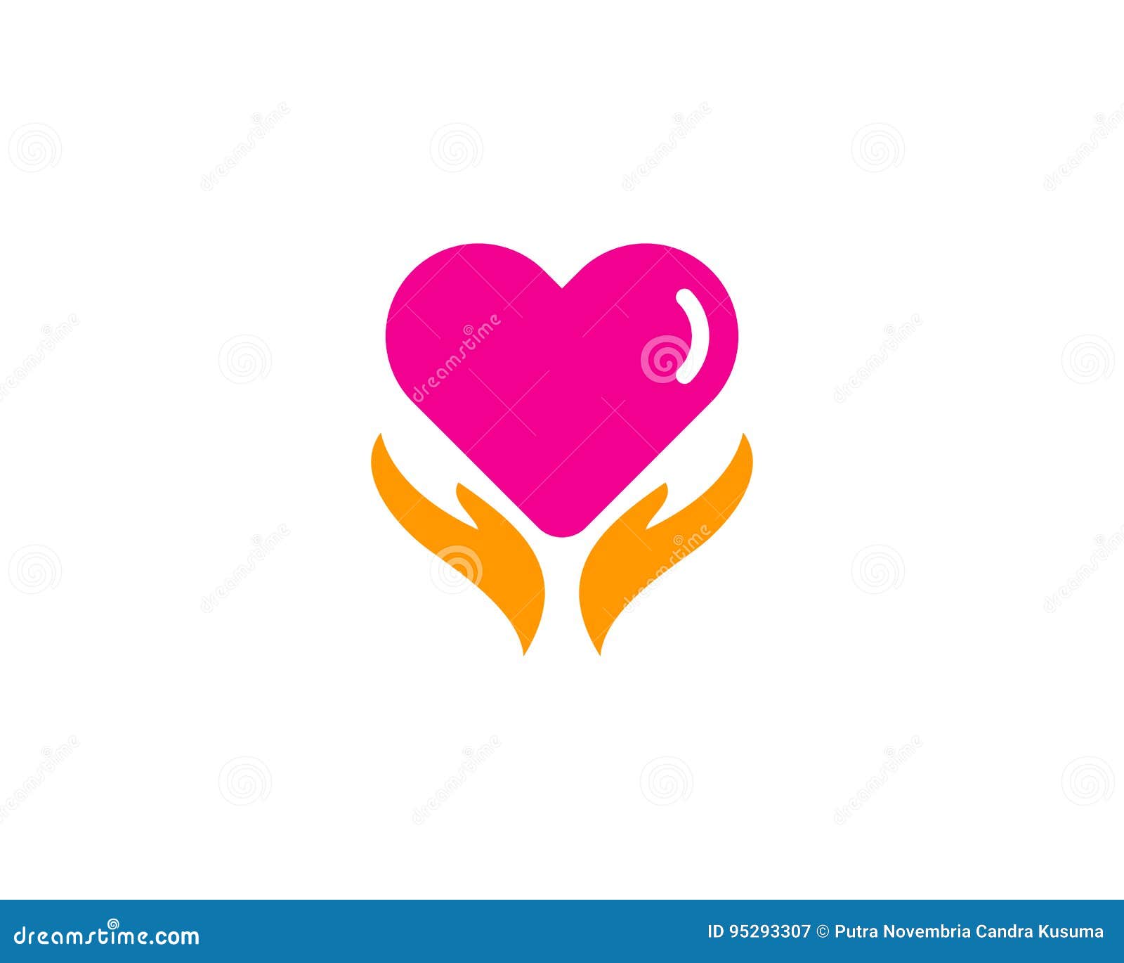 Love Care Icon Logo Design Element Stock Vector - Illustration of ...