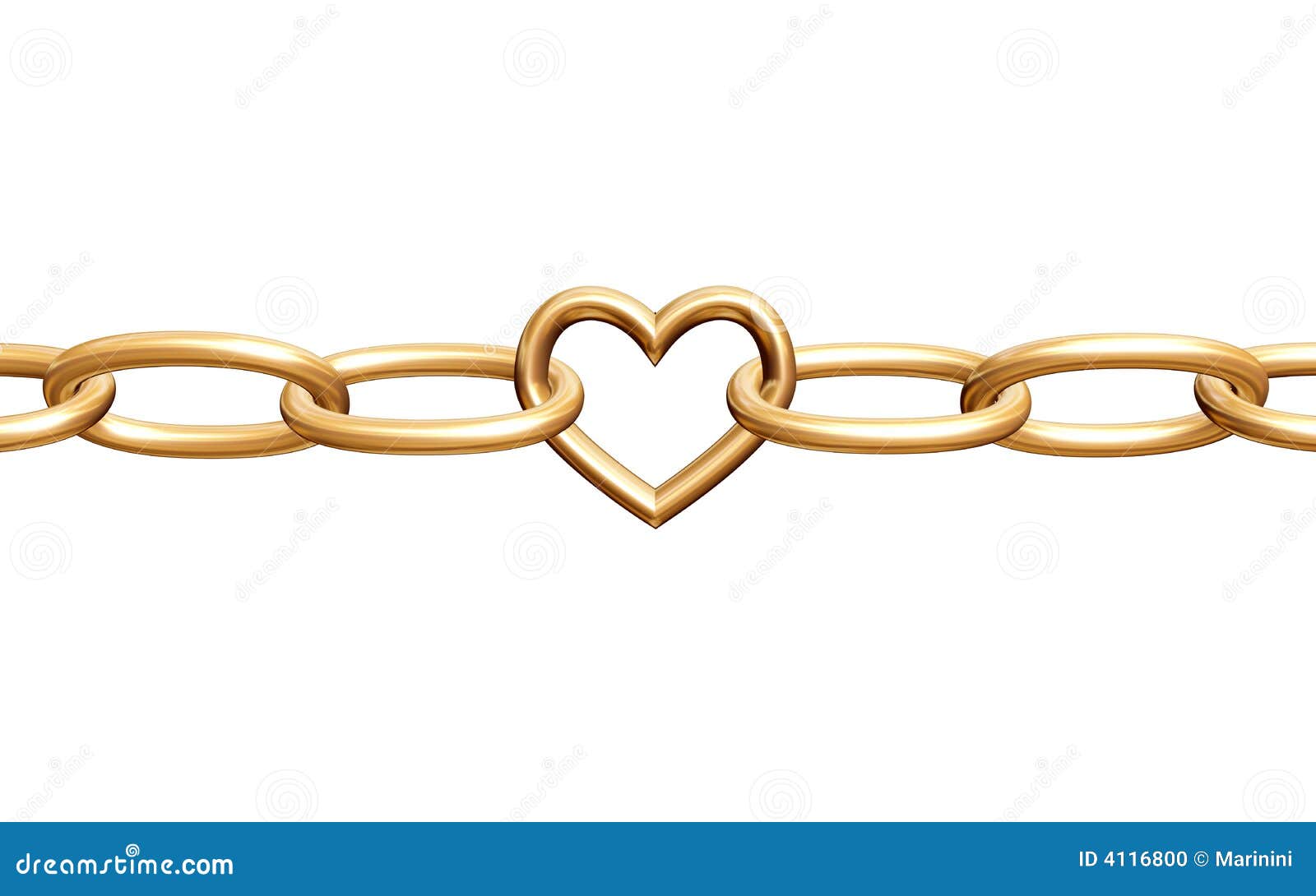 Love chain stock illustration. Illustration of love, anniversary - 4116800