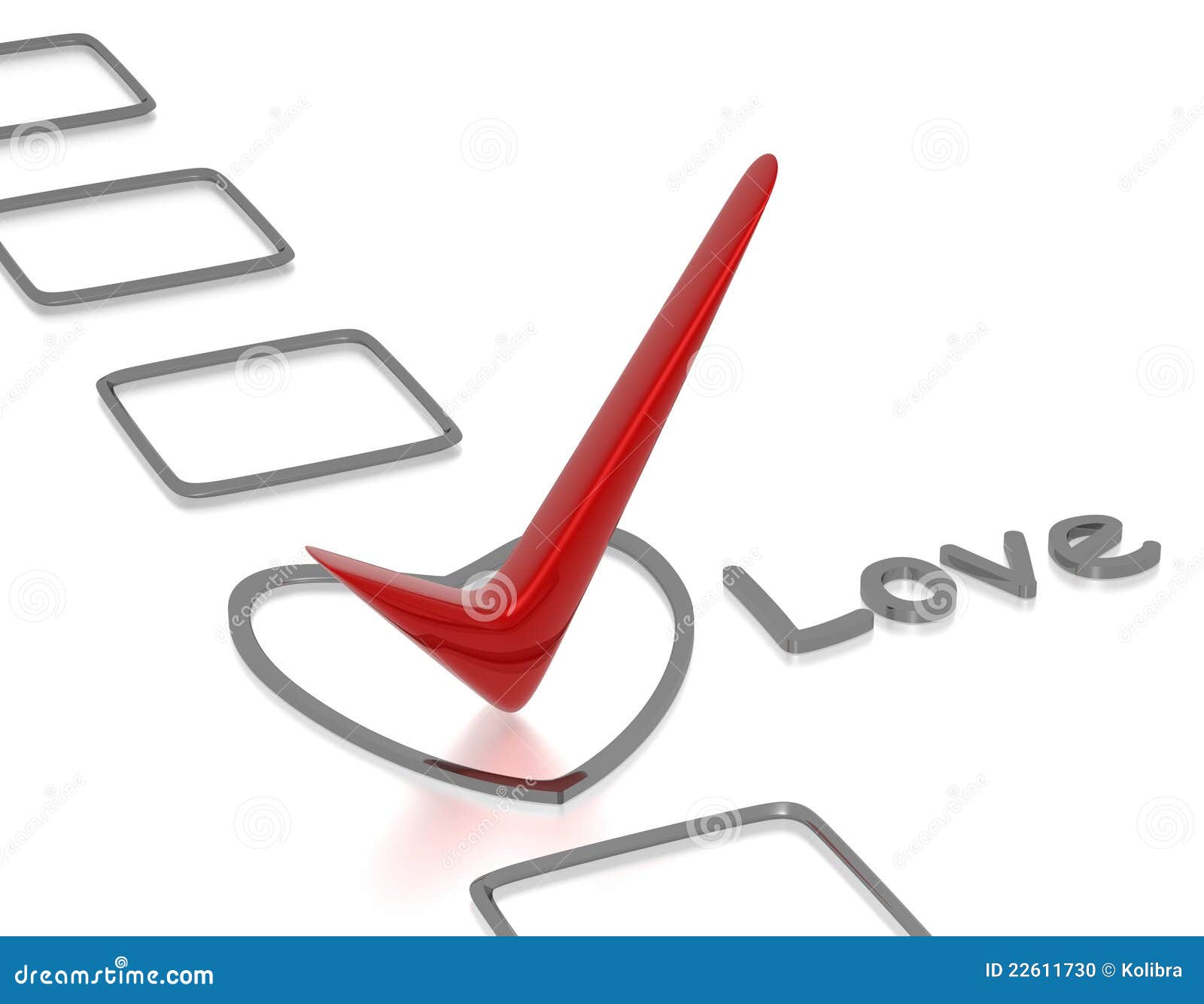 Love checklist stock illustration. Illustration of okay - 22611730