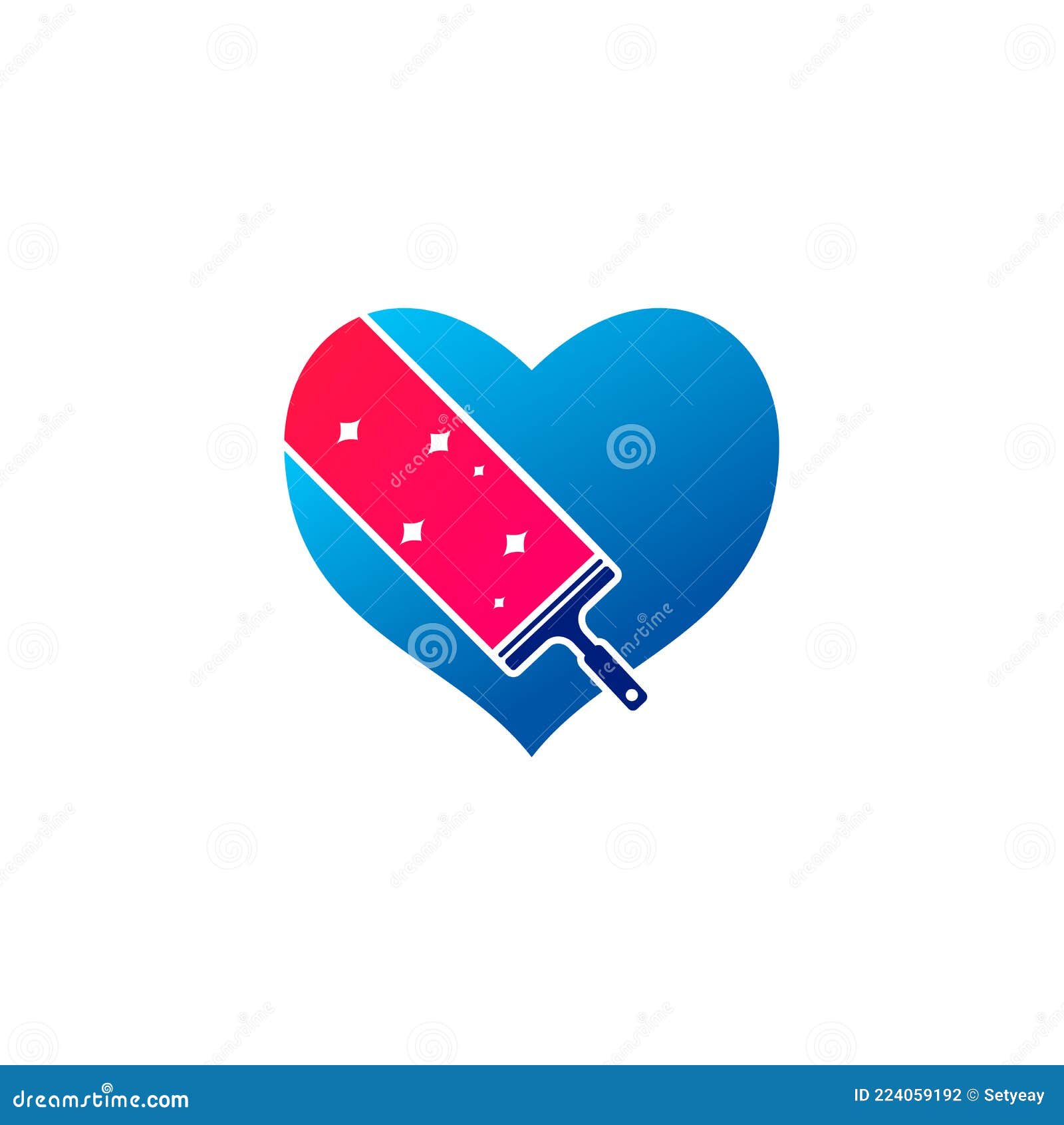 Love Clean Logo Vector Template, Creative Clean Logo Design Concepts ...