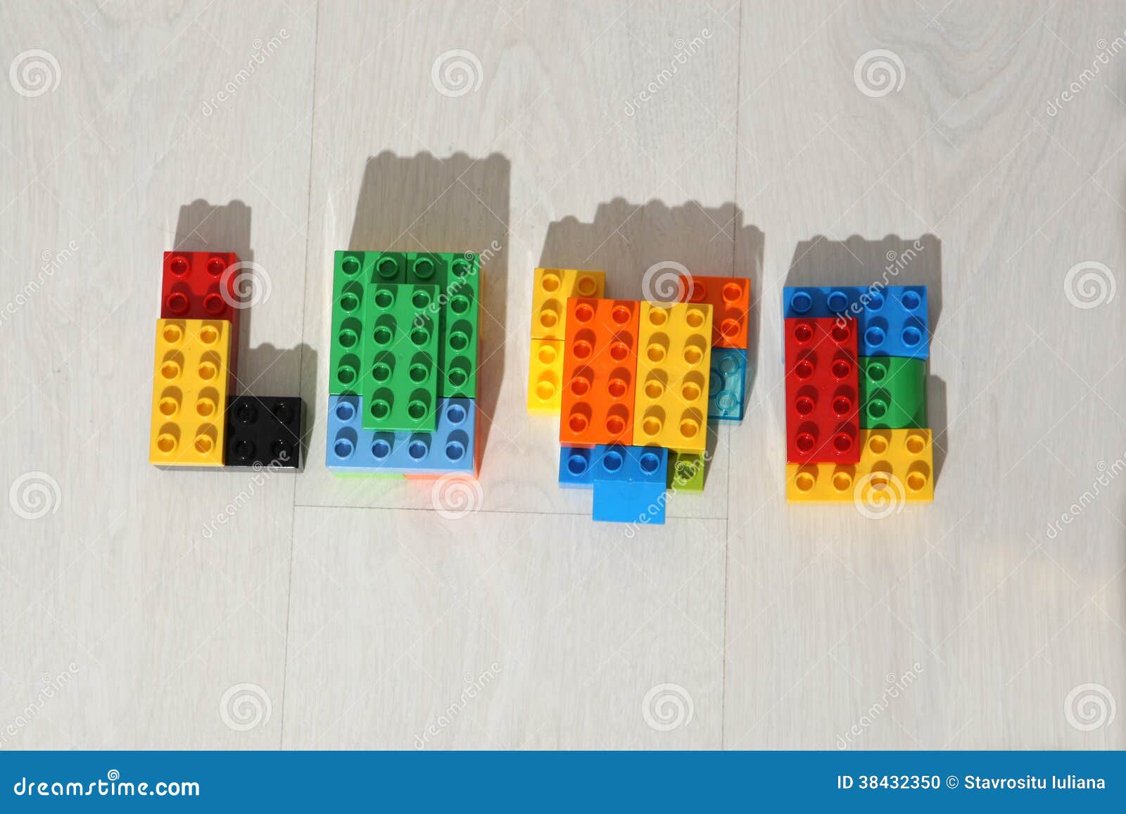 Love, Coloured Lego bricks stock photo. Image of toys - 38432350