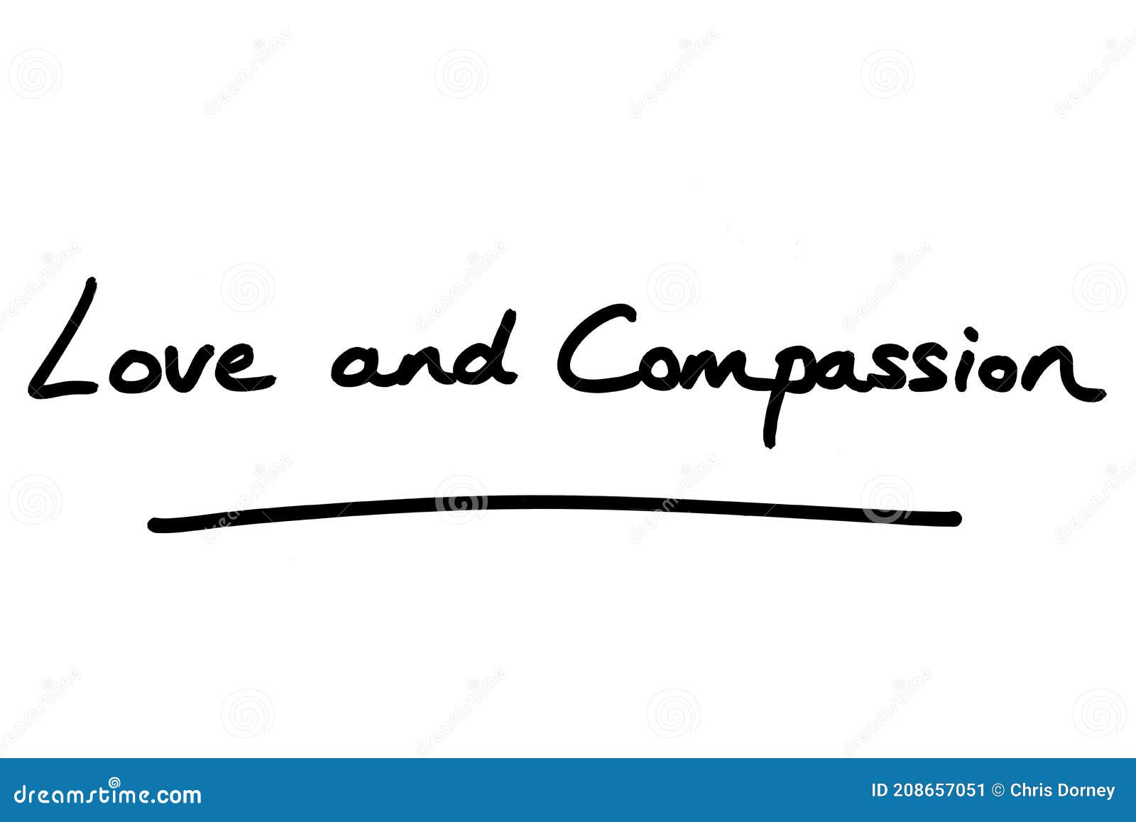 Love and Compassion stock illustration. Illustration of good - 208657051