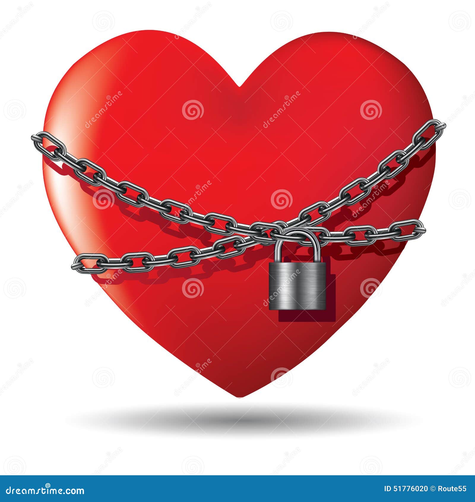 Love concept stock vector. Illustration of chain, design - 51776020
