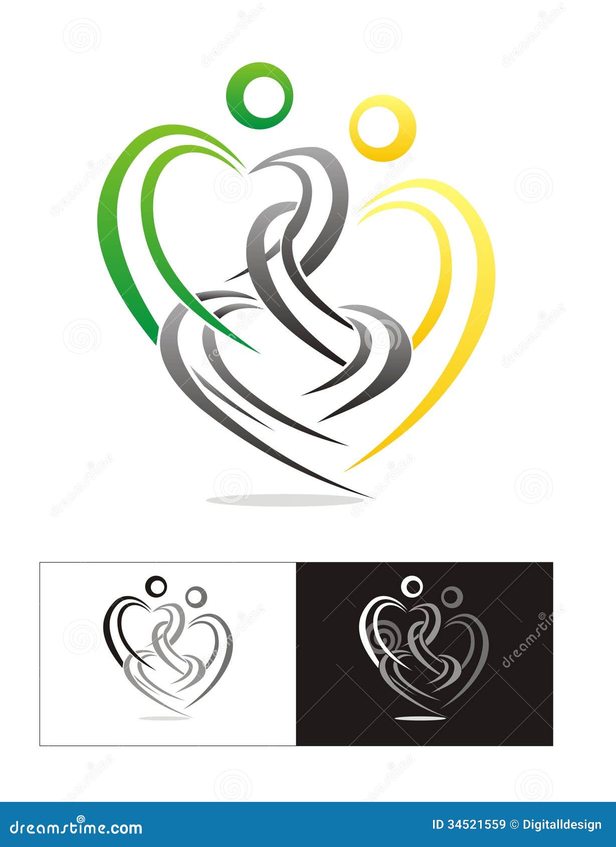 Love connection stock illustration. Illustration of curve - 34521559