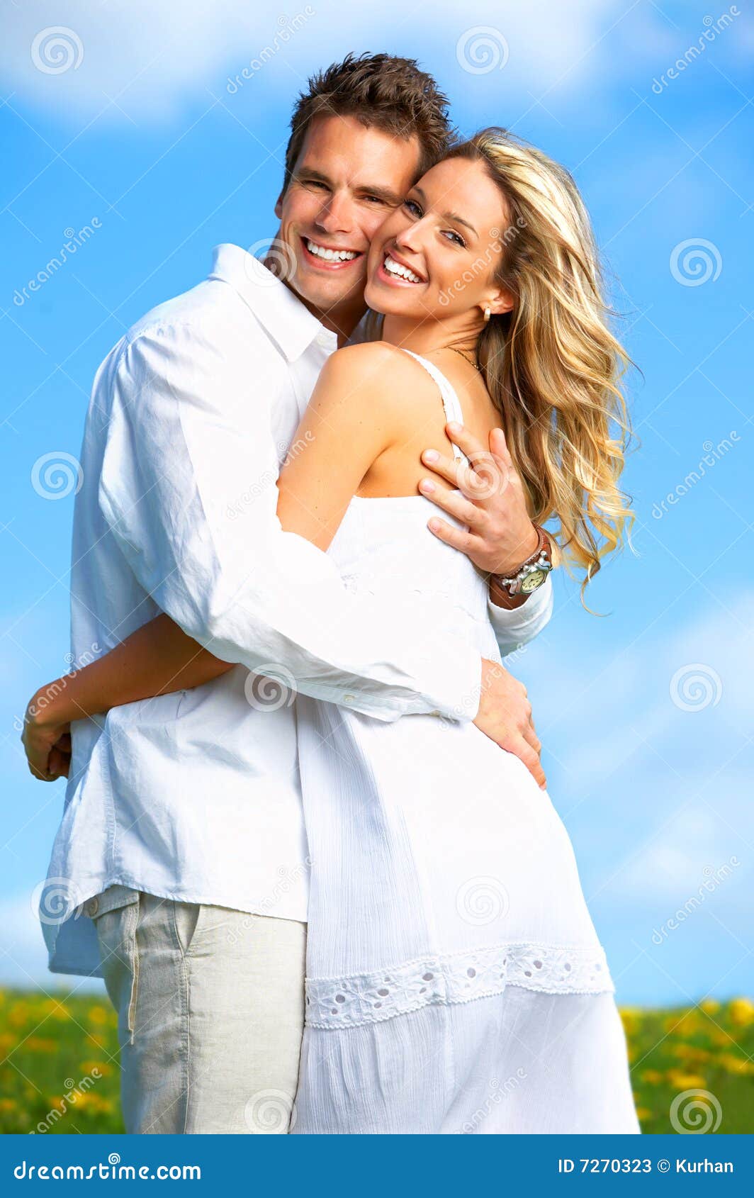 Love couple stock image. Image of meadow, person, people - 7270323