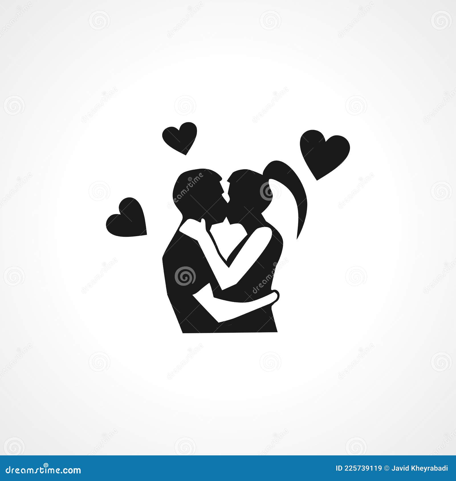 Love Couple Icon. Love Couple Vector Icon. Love Couple Isolated Icon ...