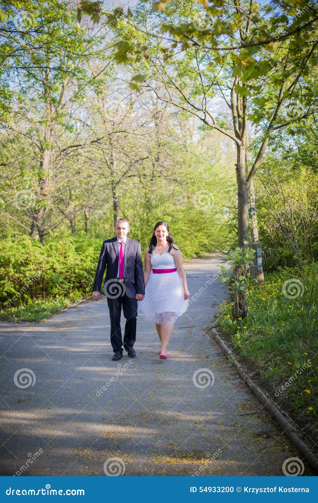 Love couple in the park stock photo. Image of love, wedding - 54933200
