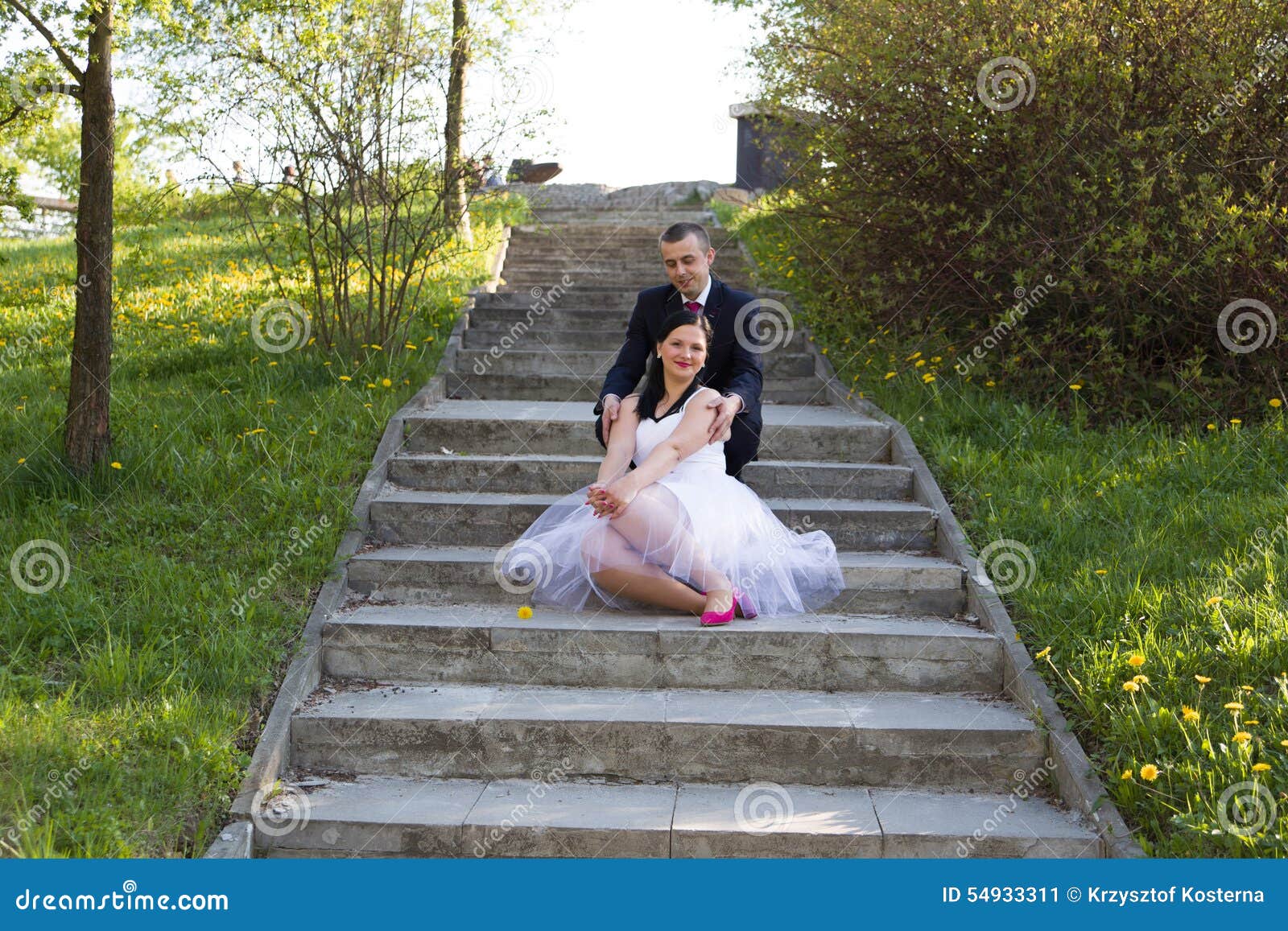 Love couple in the park stock image. Image of alloy, field - 54933311