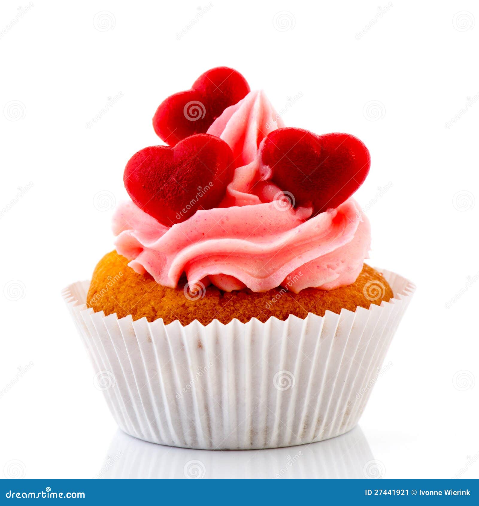 Love cupcakes stock image. Image of cream, hearts, butter - 27441921