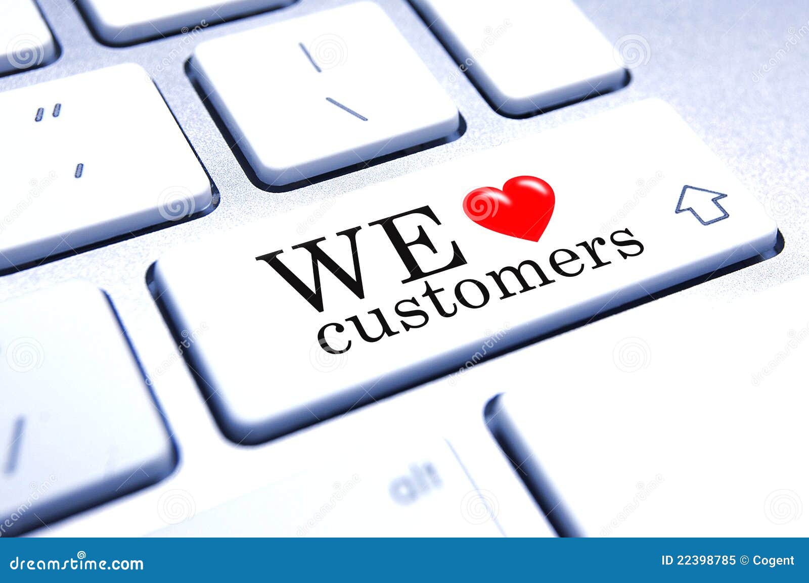 We love customers stock image. Image of internet, keypad - 22398785