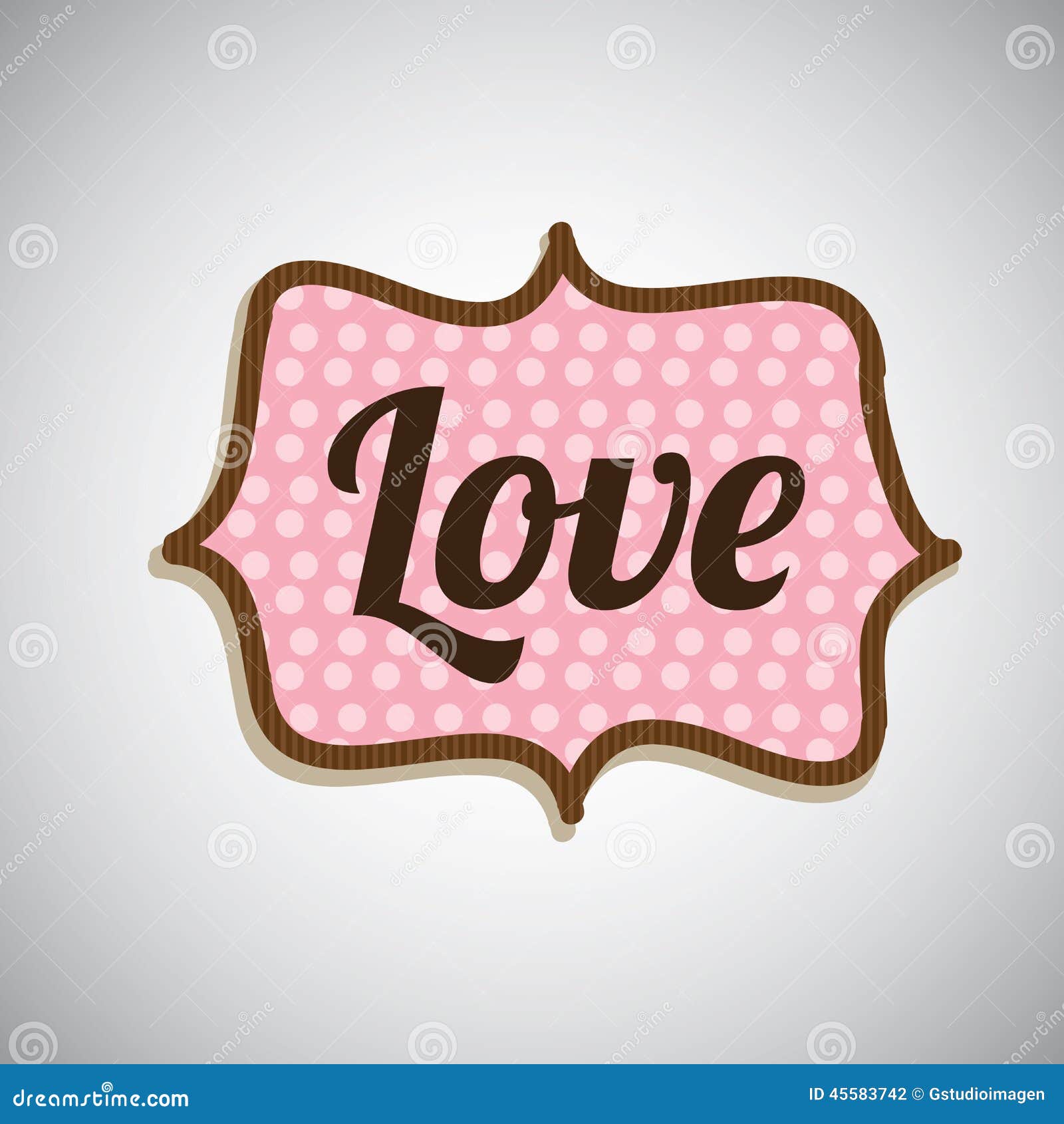 Love design stock vector. Illustration of decorative - 45583742