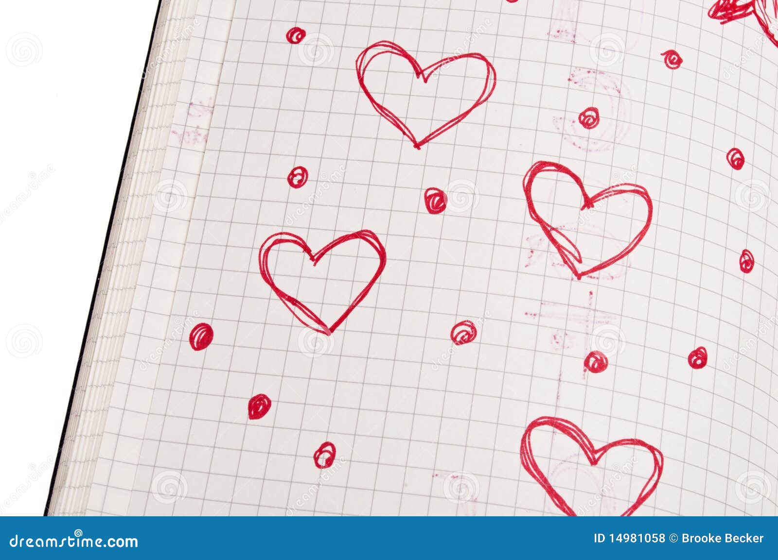 Love Diary stock photo. Image of worn, heart, concept - 14981058