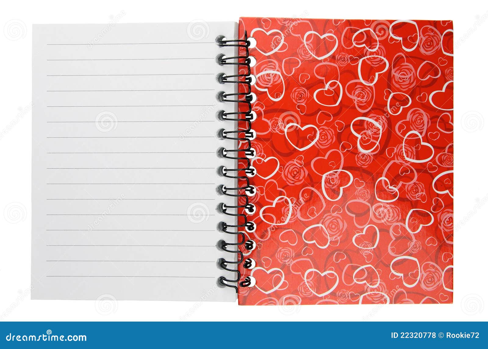 Love diary stock photo. Image of message, copy, white - 22320778